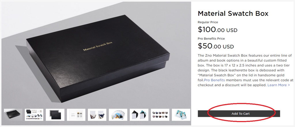 How do I order a Material Swatch Box? – Zno Support